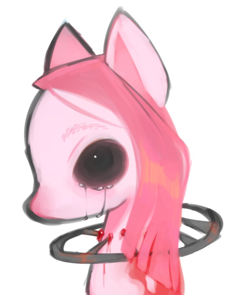 #3535537 - semi-grimdark, artist:calmstate2, pinkie pie, earth pony ...