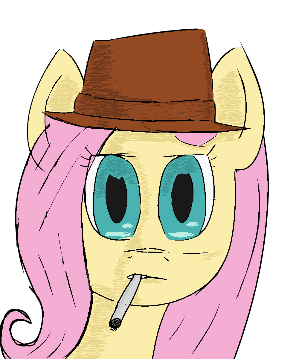 #3536151 - safe, artist:kroatische doge, fluttershy, pony, g4 ...