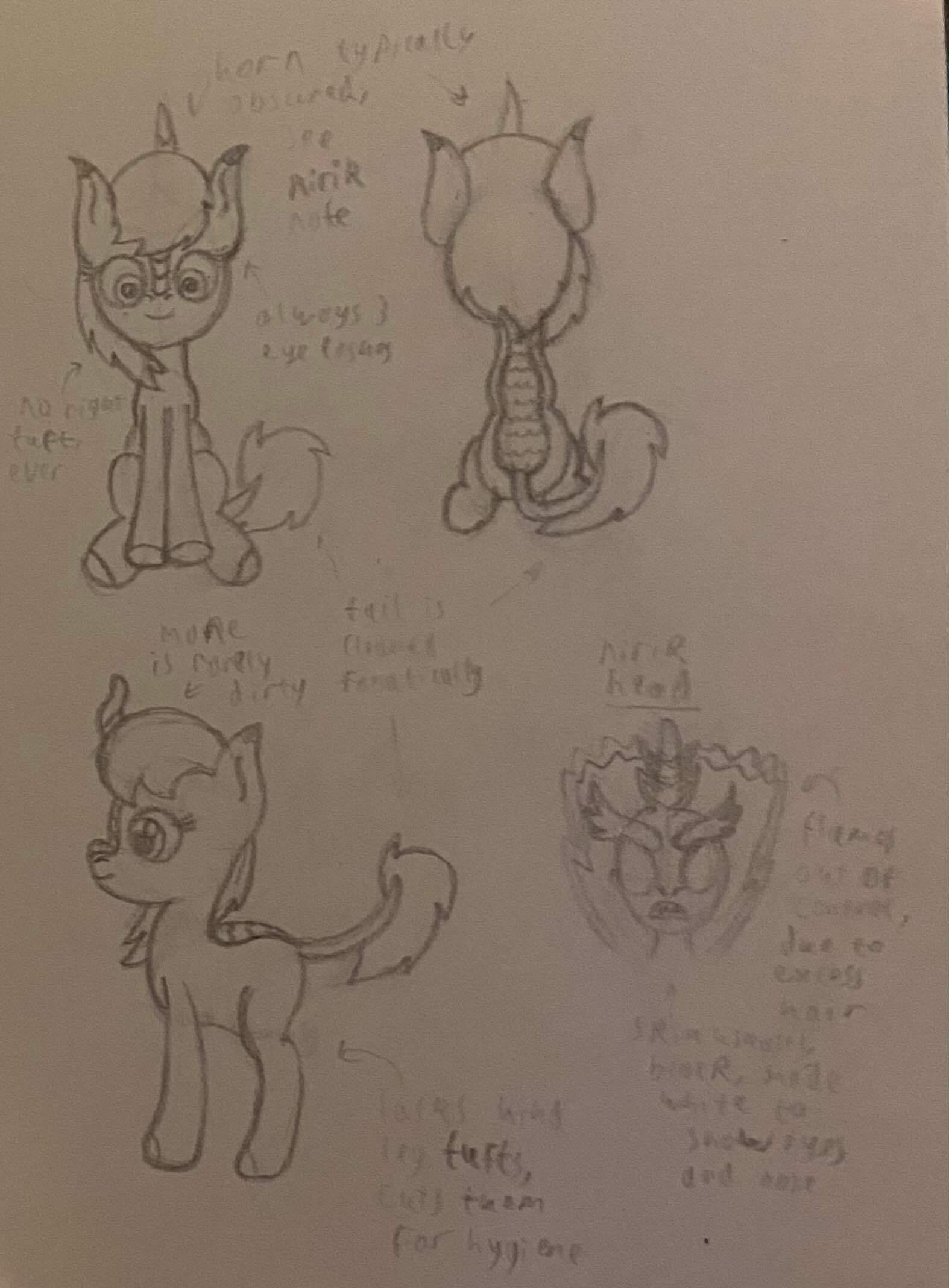 #3536244 - safe, artist:friar's lantern, oc, oc only, oc:moss pyre, kirin, kirin oc, reference ...