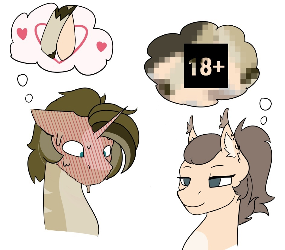 #3537071 - suggestive, artist:valthonis, oc, oc only, oc:dima, oc:valsie, pegasus, pony, unicorn ...