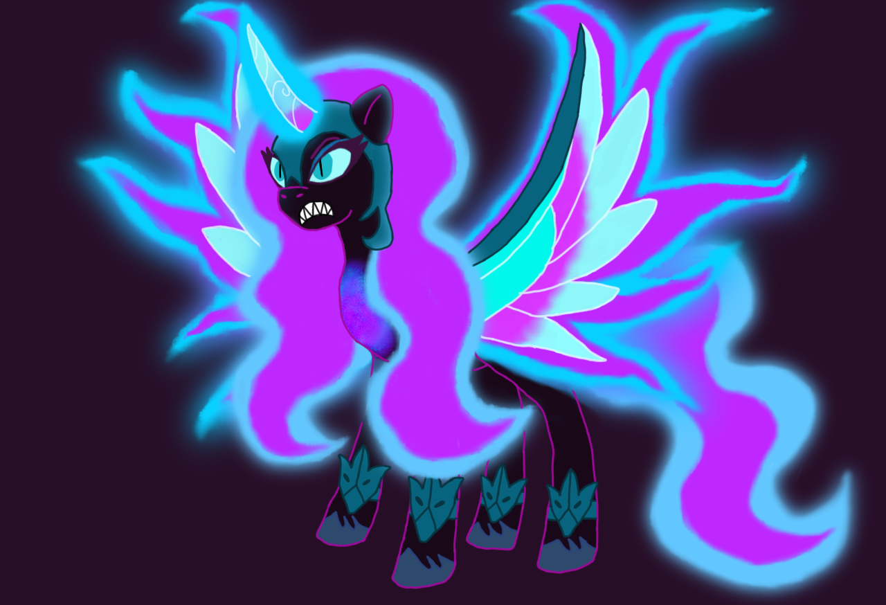 #3537968 - safe, artist:shucku, opaline arcana, alicorn, fire alicorn ...