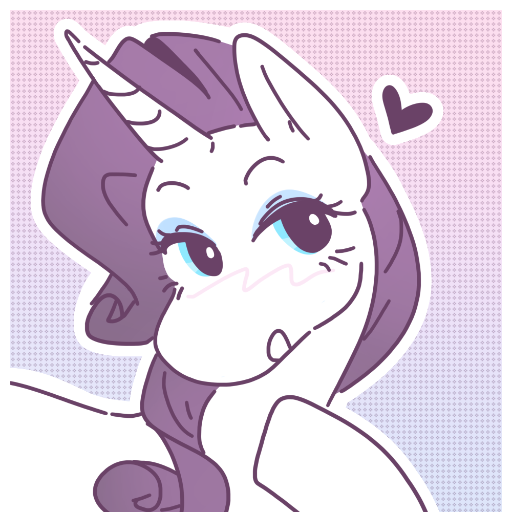 #3538031 - safe, artist:normalclownposse, rarity, pony, unicorn, g4 ...