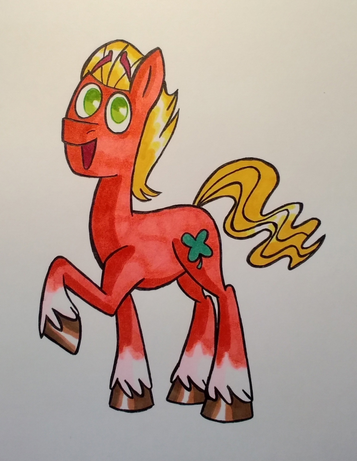 #3520123 - safe, artist:hyper radar, sprout cloverleaf, oc, oc:true ...