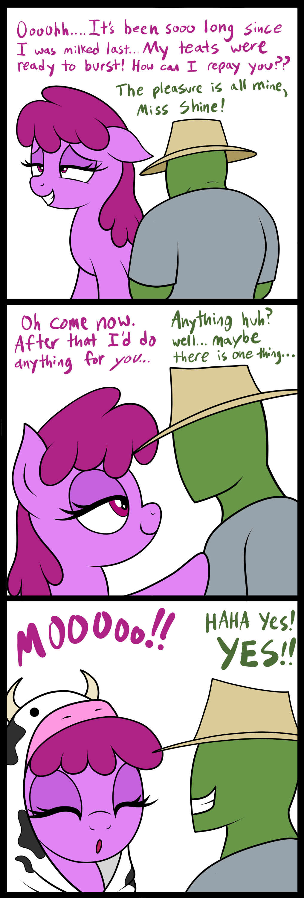 #3538412 - suggestive, artist:vomitvomiting, berry punch, berryshine ...