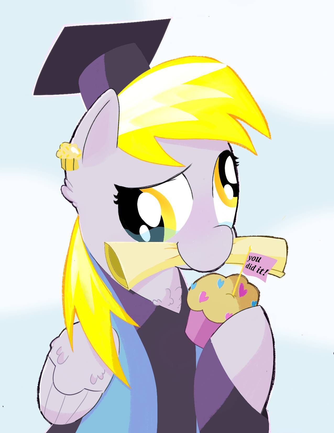 #3539046 - safe, artist:caralowhigh, derpy hooves, pegasus, pony, g4 ...