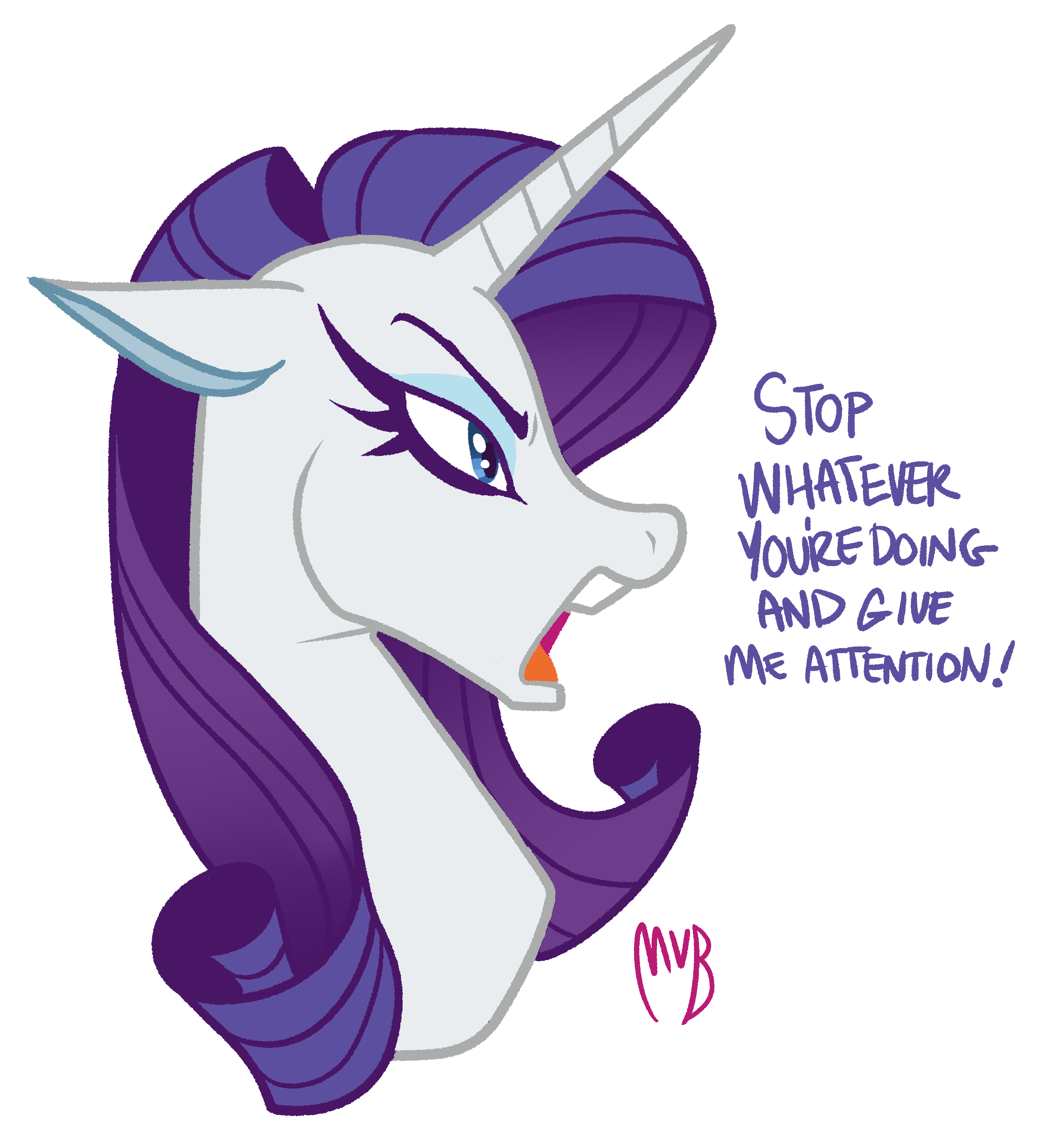 #3521613 - safe, artist:jellynut, rarity, pony, unicorn, g4, bust ...