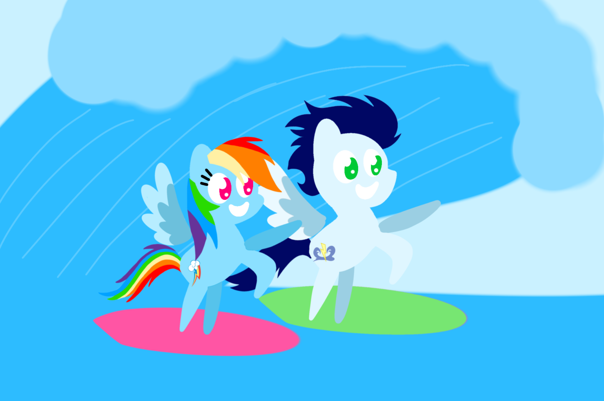 #3521758 - safe, anonymous artist, derpibooru exclusive, rainbow dash ...