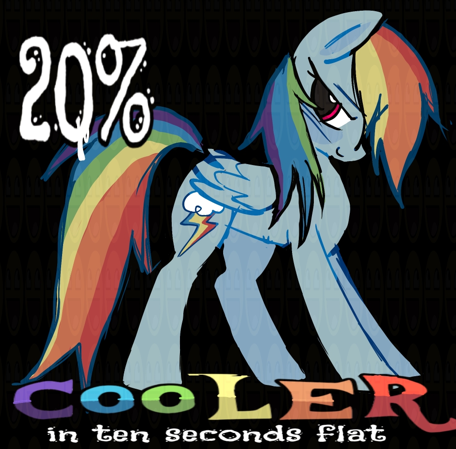 #3523897 - safe, artist:poniesinmyhead, pegasus, pony, 20% cooler ...