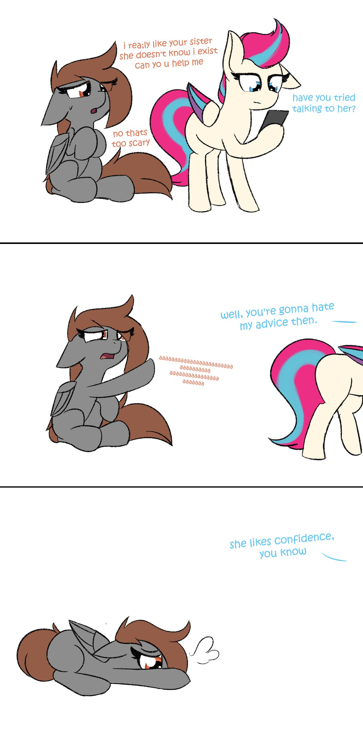 #3524052 - safe, artist:nevaylin, zipp storm, oc, oc:nevaylin, pegasus, pony, g5, 3 panel comic ...
