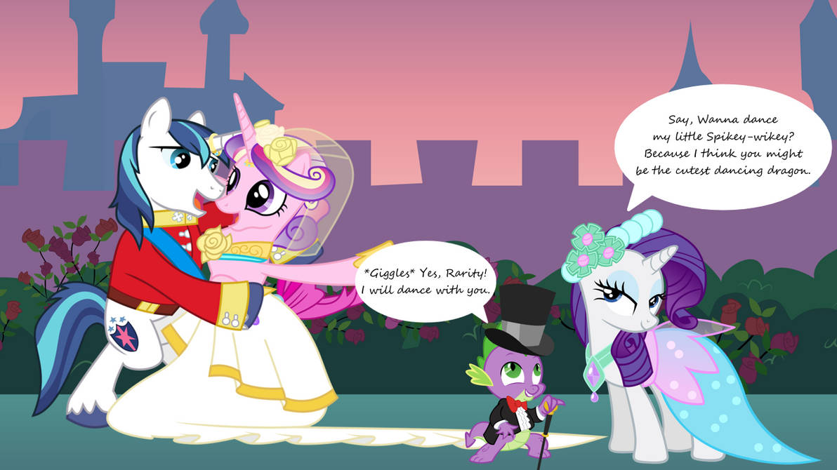 #3686675 - safe, artist:autiboysam, princess cadance, rarity, shining ...