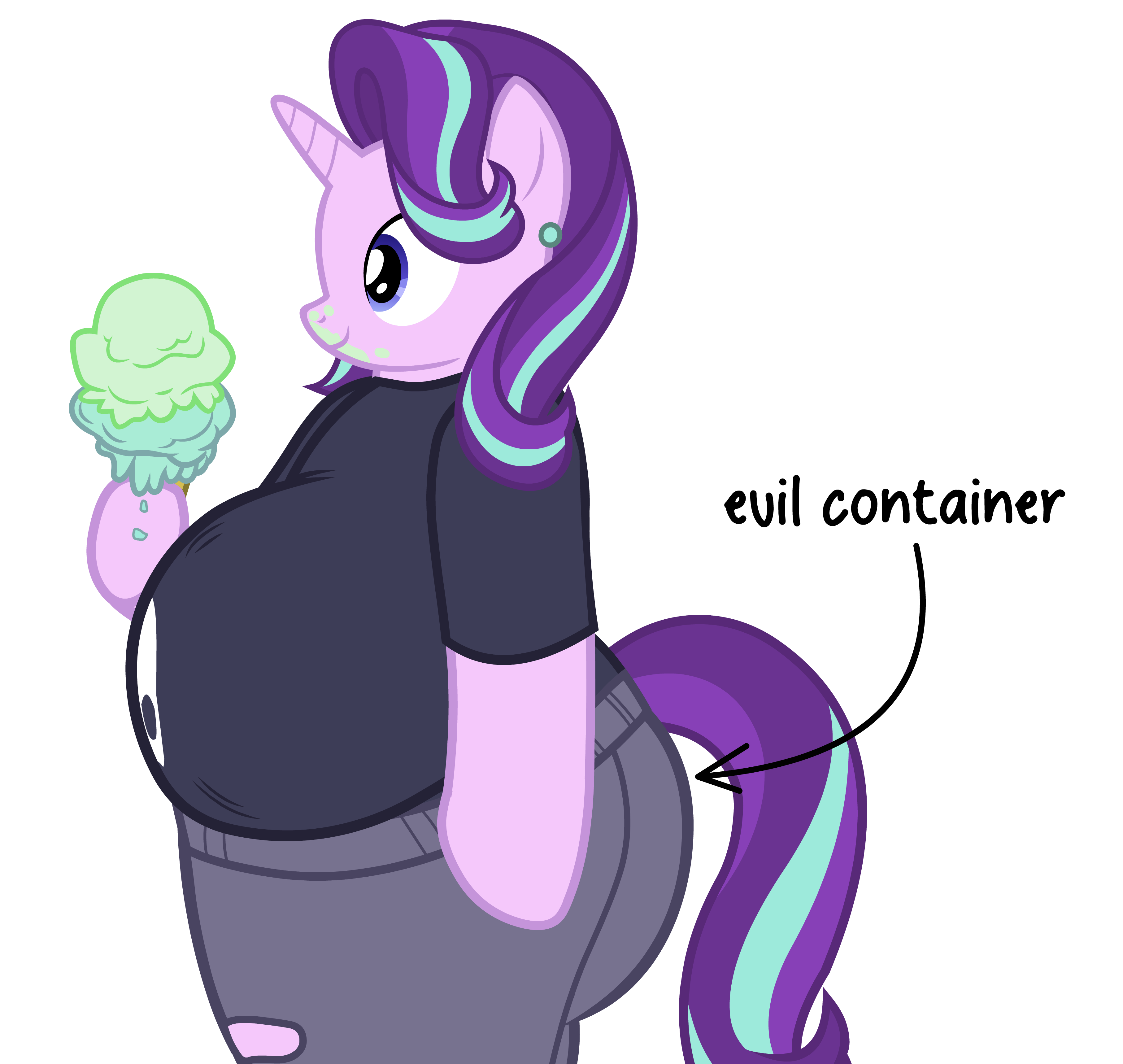 #3710681 - safe, artist:marevectorsmv, starlight glimmer, unicorn, semi ...