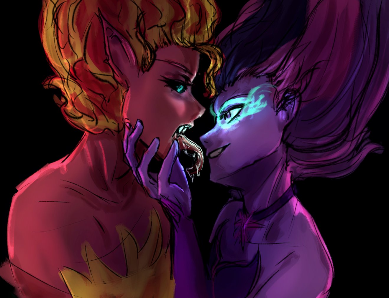 #3711434 - suggestive, artist:rena_yume1, sci-twi, sunset shimmer ...