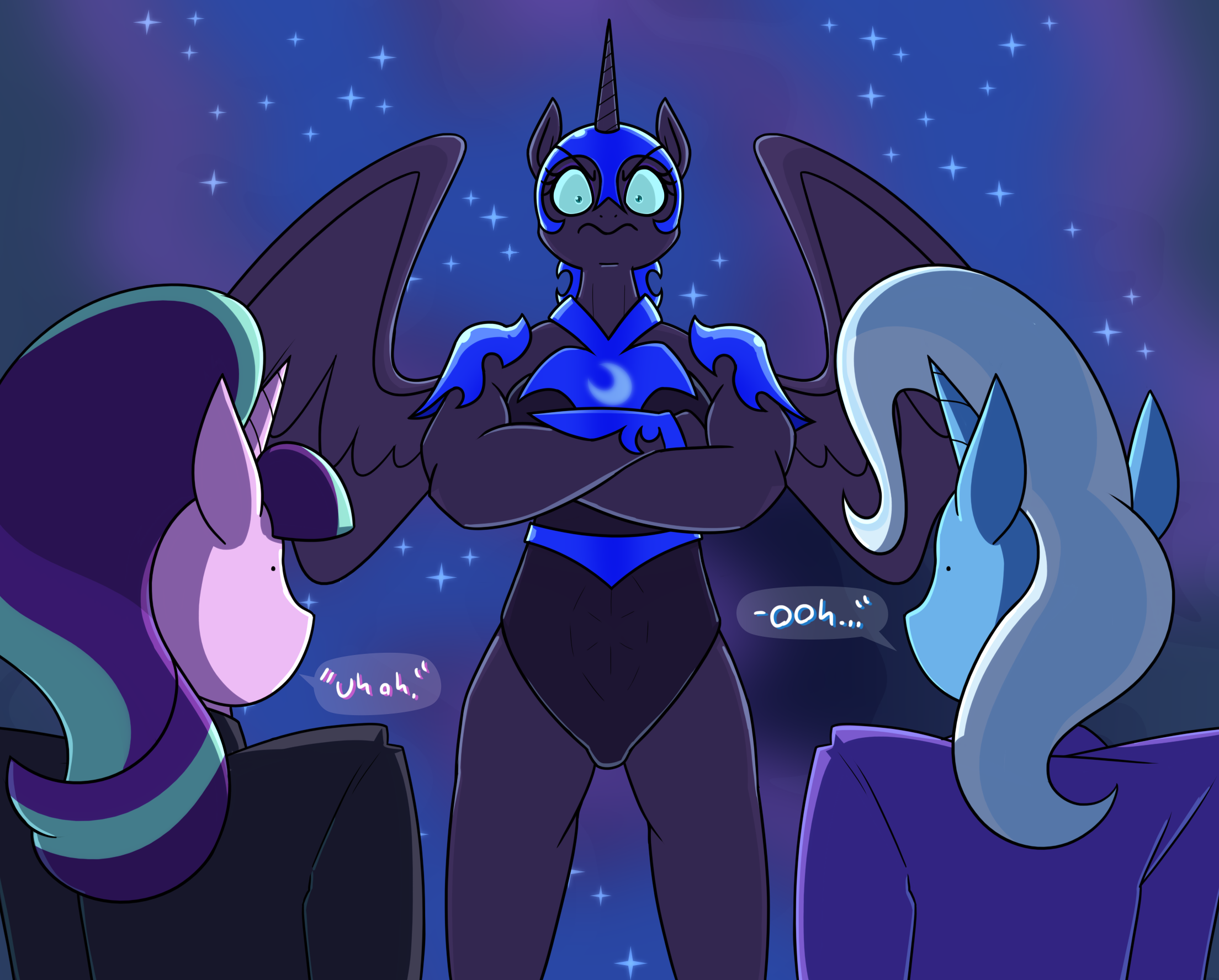 #3713912 - semi-grimdark, artist:moonatik, part of a set, nightmare ...