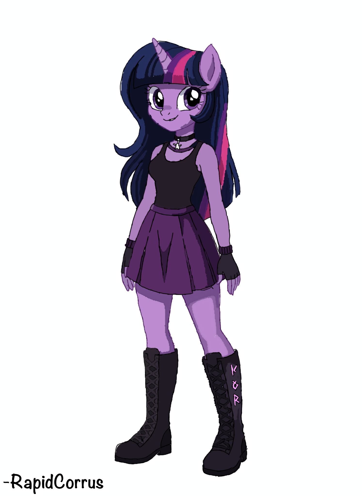 #3714164 - safe, artist:bondagepony115, twilight sparkle, anthro, g4 ...