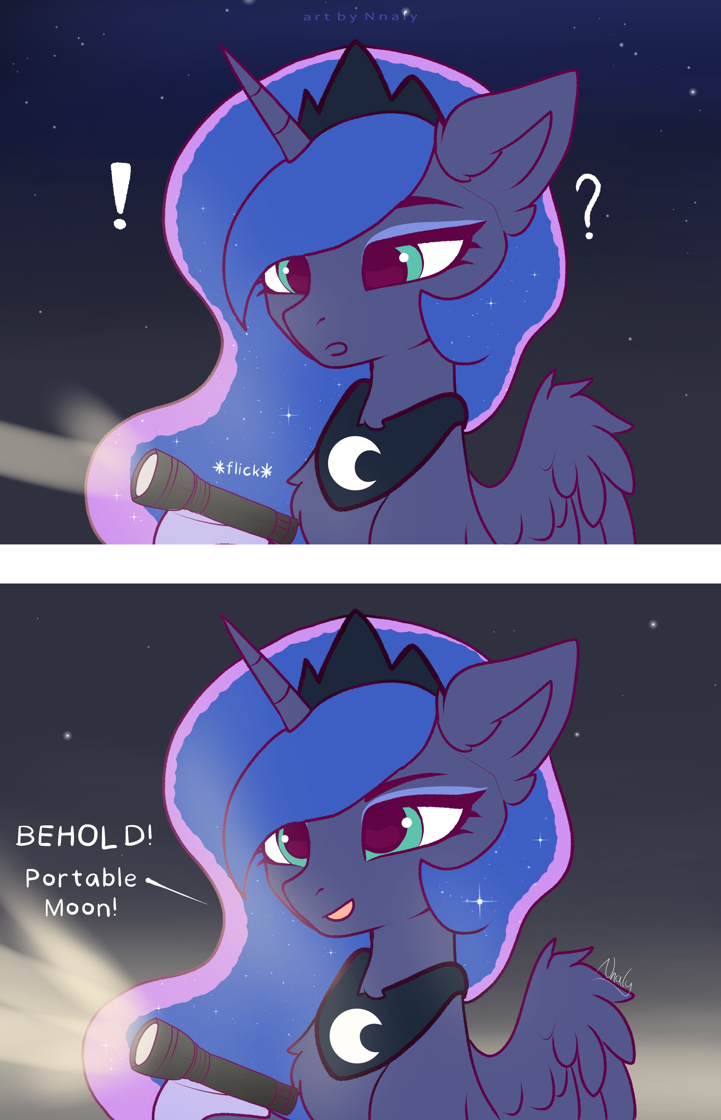 #3716372 - safe, artist:nnaly, princess luna, alicorn, pony, g4 ...