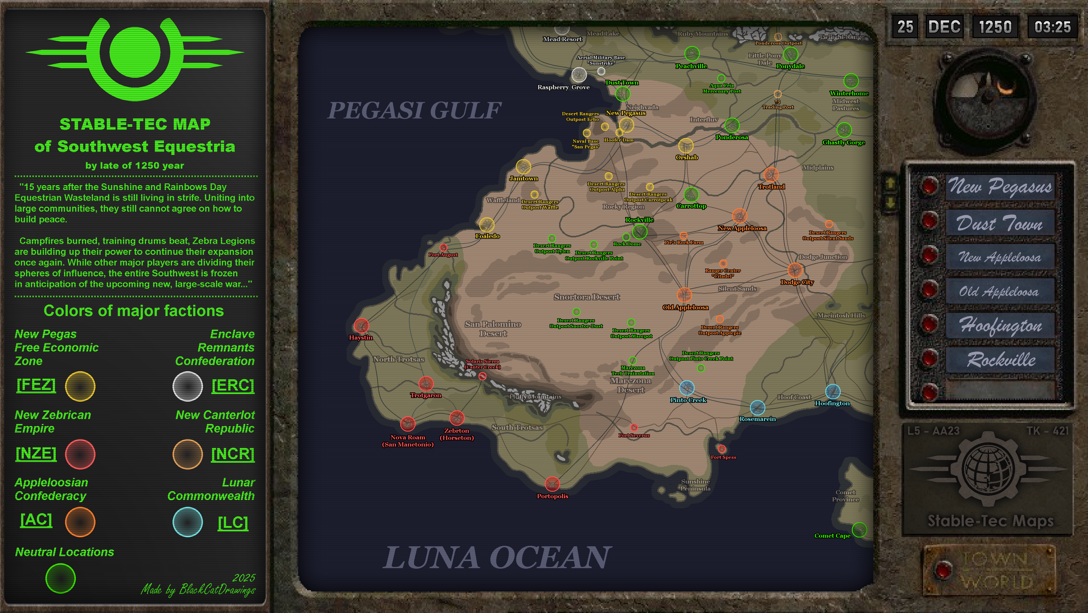 #3734271 - safe, artist:blackcatdrawings, equestria at war mod, fallout ...