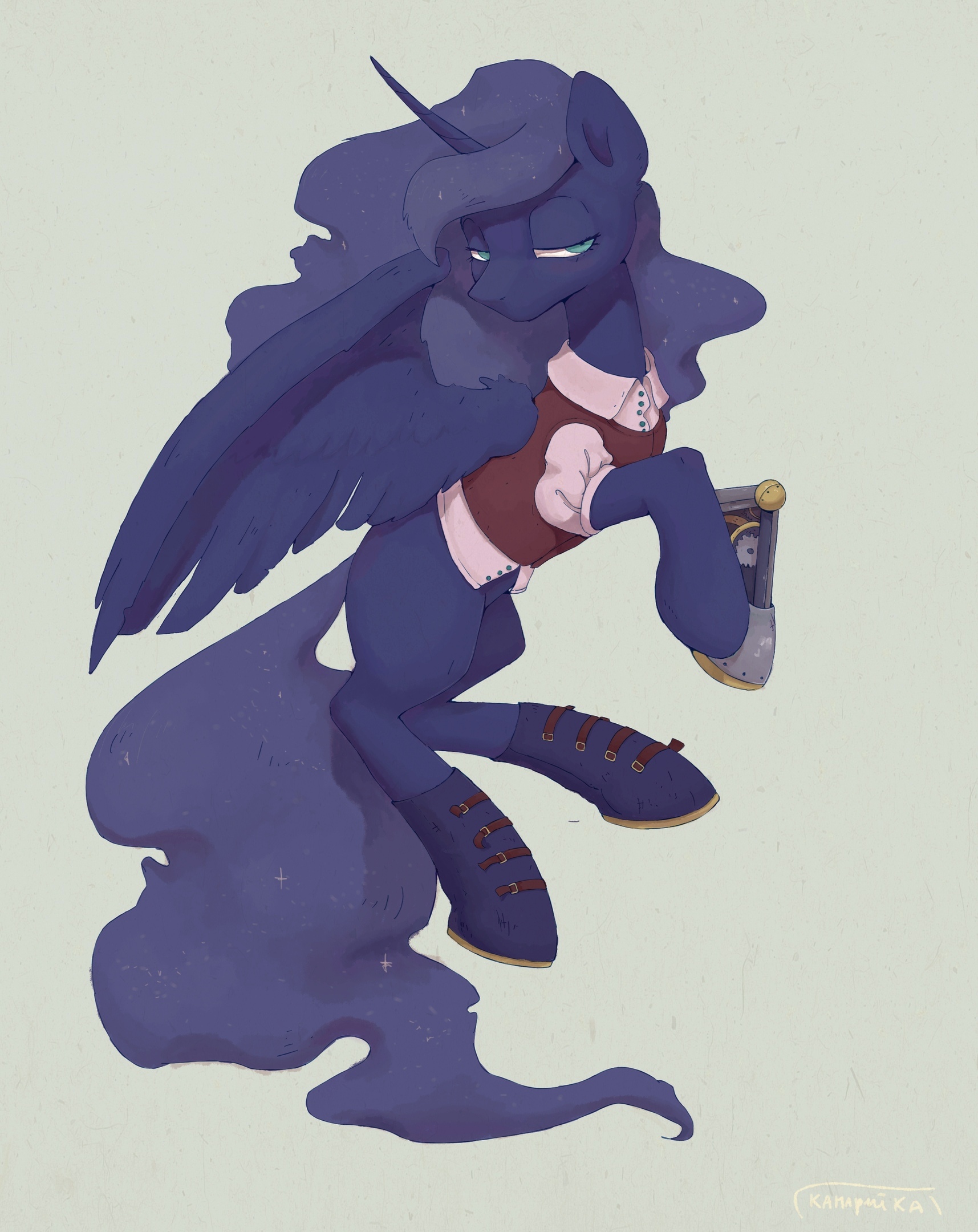 #3540082 - safe, artist:bullyet, princess luna, alicorn, pony, g4 ...