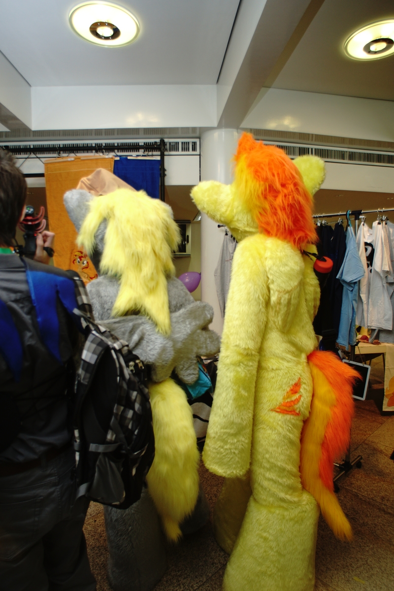 #3546003 - safe, derpy hooves, spitfire, human, galacon, g4, 2016, bag ...