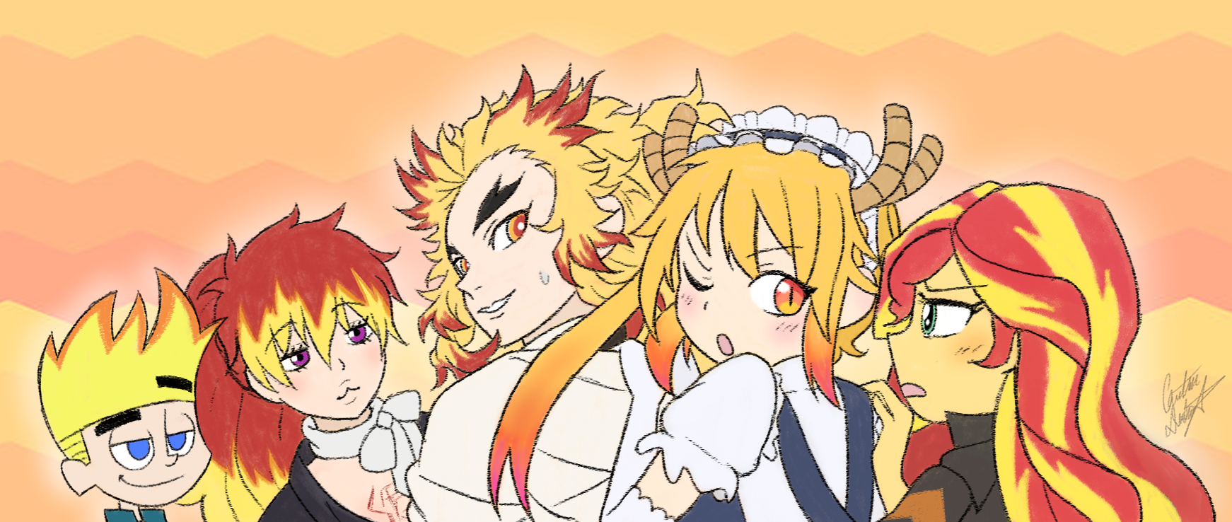 #3547318 - safe, artist:chris-thekid, sunset shimmer, human, equestria ...