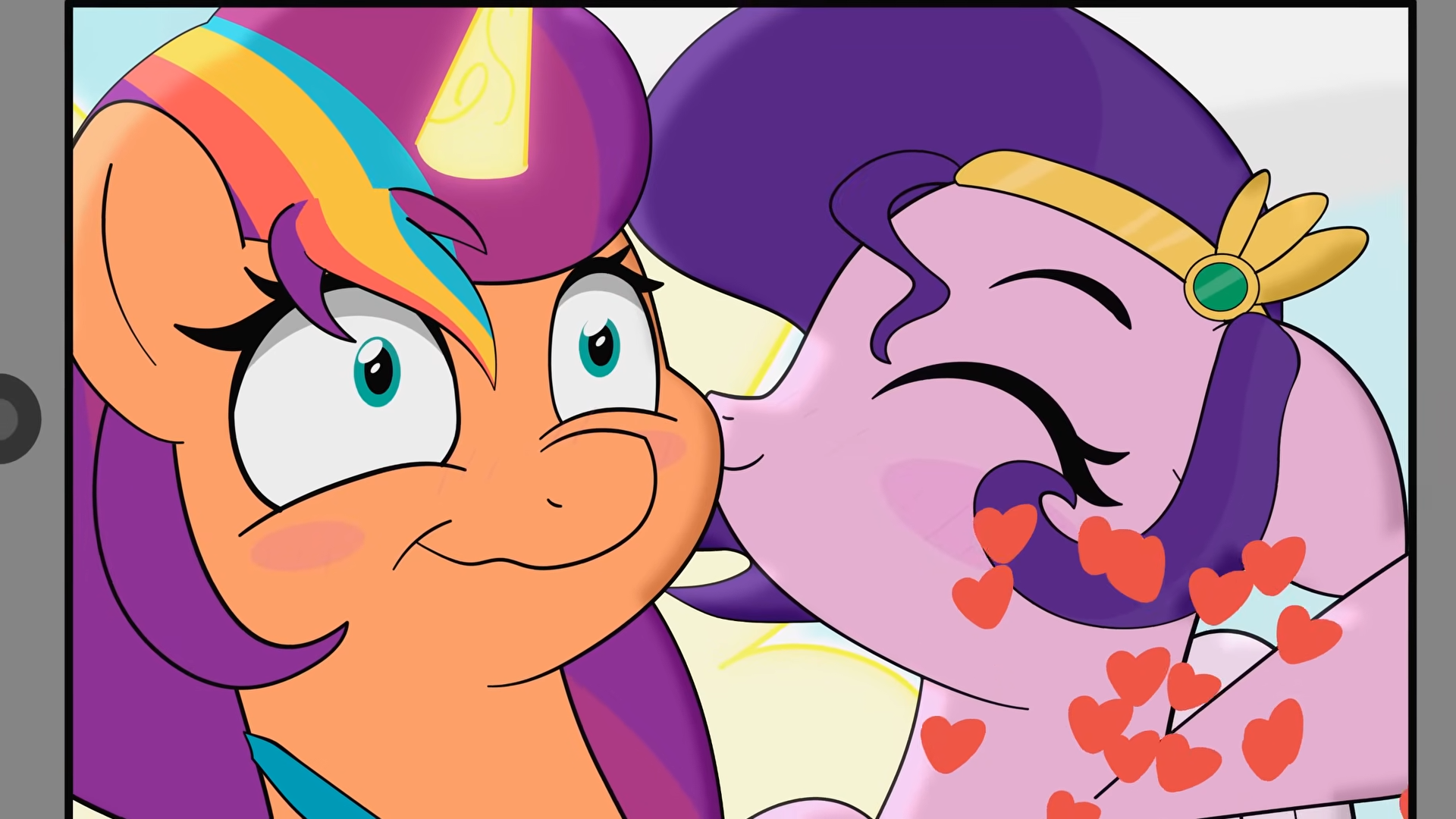 #3548263 - safe, artist:pearmare animation, pipp petals, sunny ...