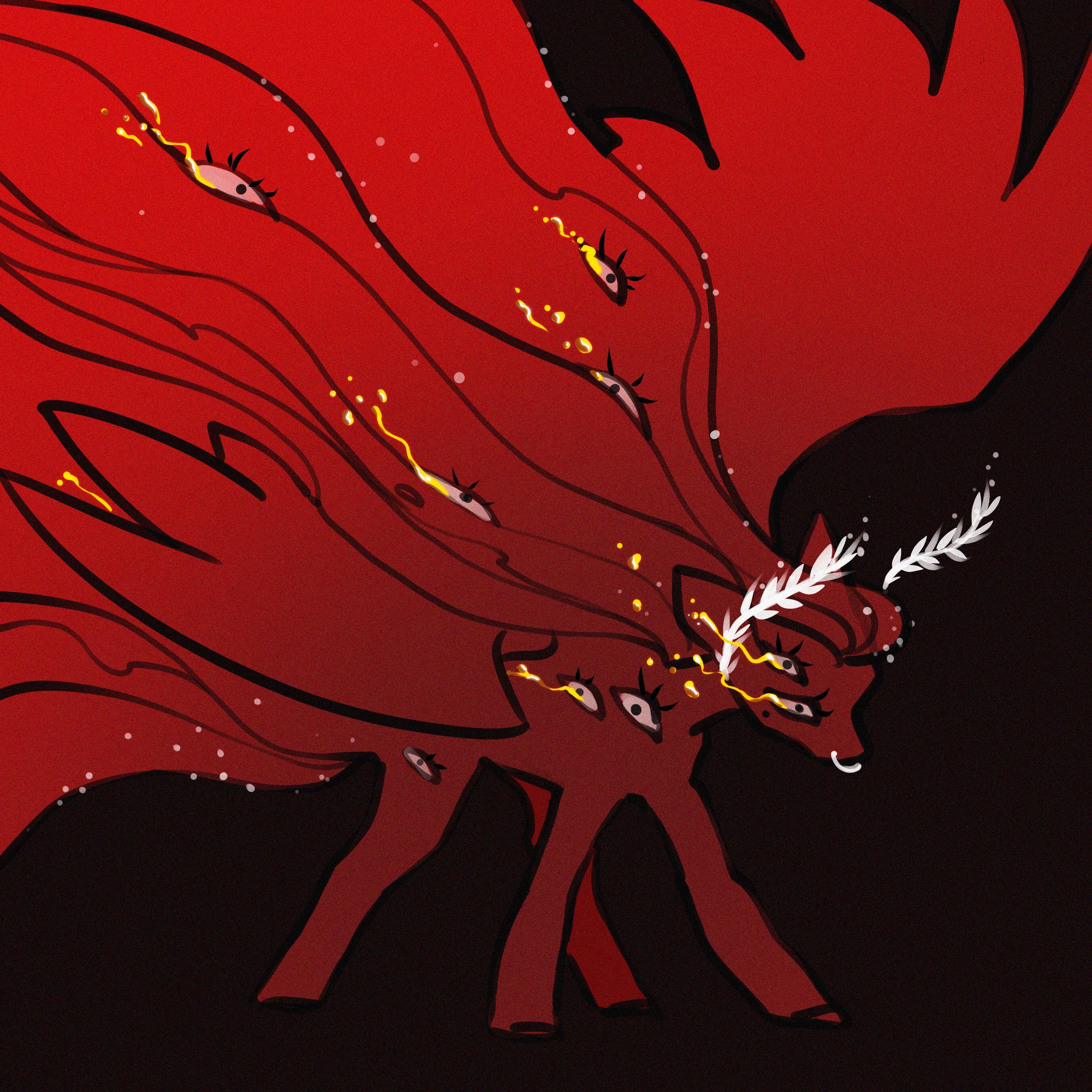 #3548750 - safe, artist:opalacorn, oc, oc only, oc:void, pegasus, pony, black background, eyes ...