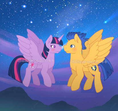 #3540647 - safe, artist:elizaro622044, flash sentry, twilight sparkle ...