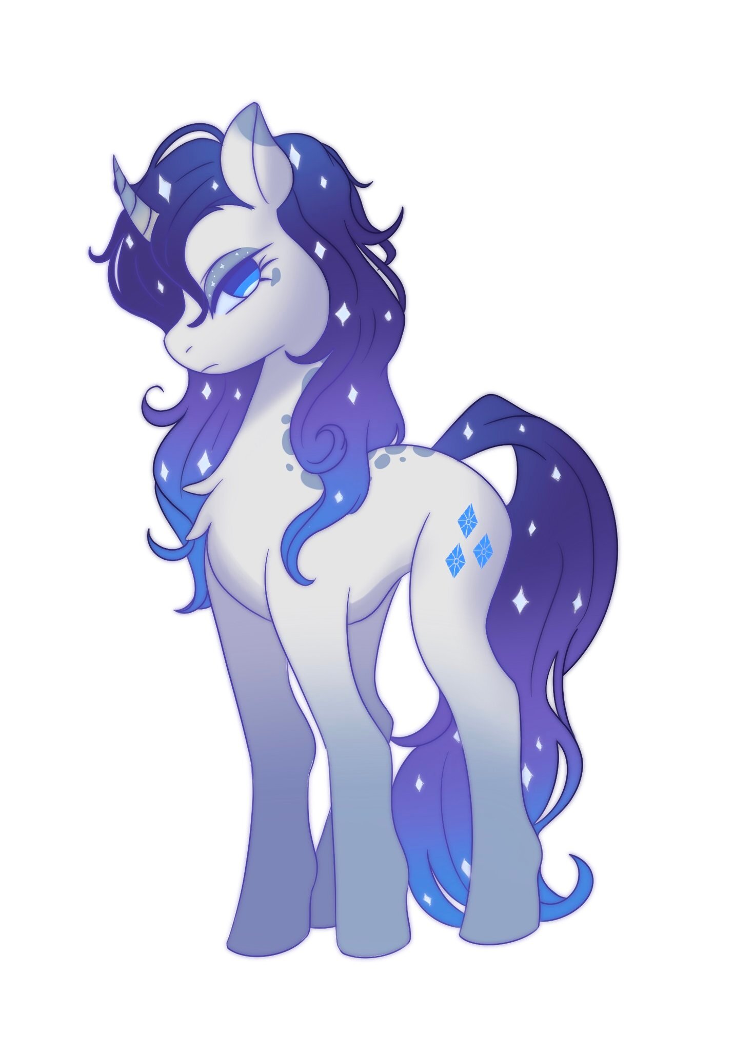 #3551856 - safe, artist:murimio_, rarity, pony, unicorn, g4, alternate universe, chest fluff ...