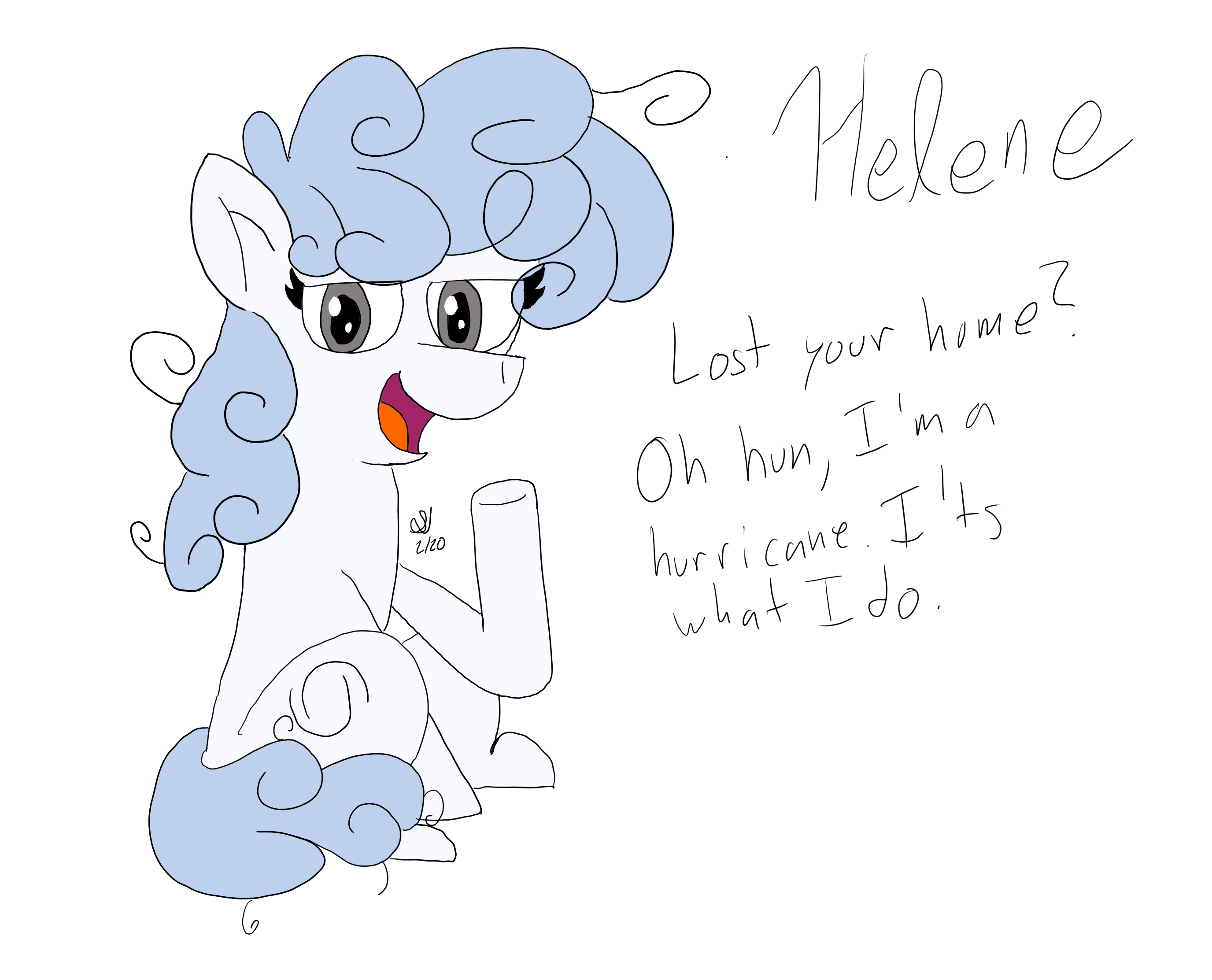 #3552367 - safe, oc, oc only, oc:helene, earth pony, pony, mare fair, hurricane, hurricane ...