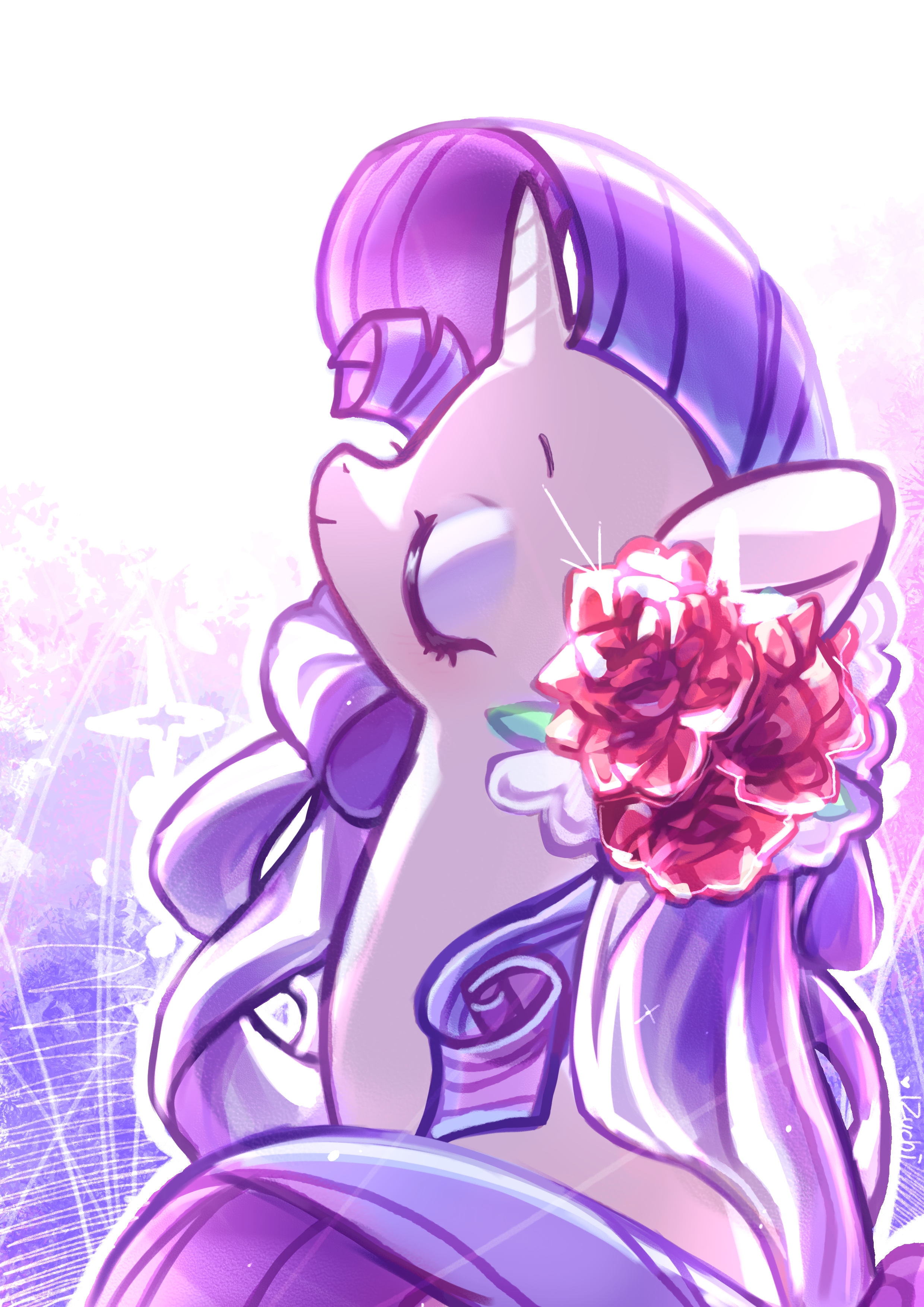 #3552387 - safe, artist:izuchi, rarity, pony, unicorn, g4, female, high ...