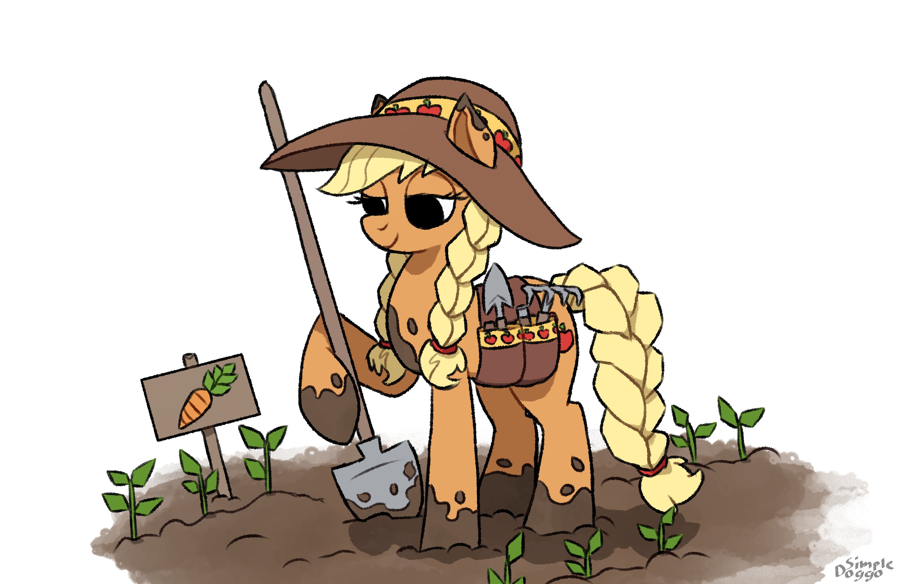 #3552403 - safe, artist:lauren faust, artist:simpledoggo, applejack ...