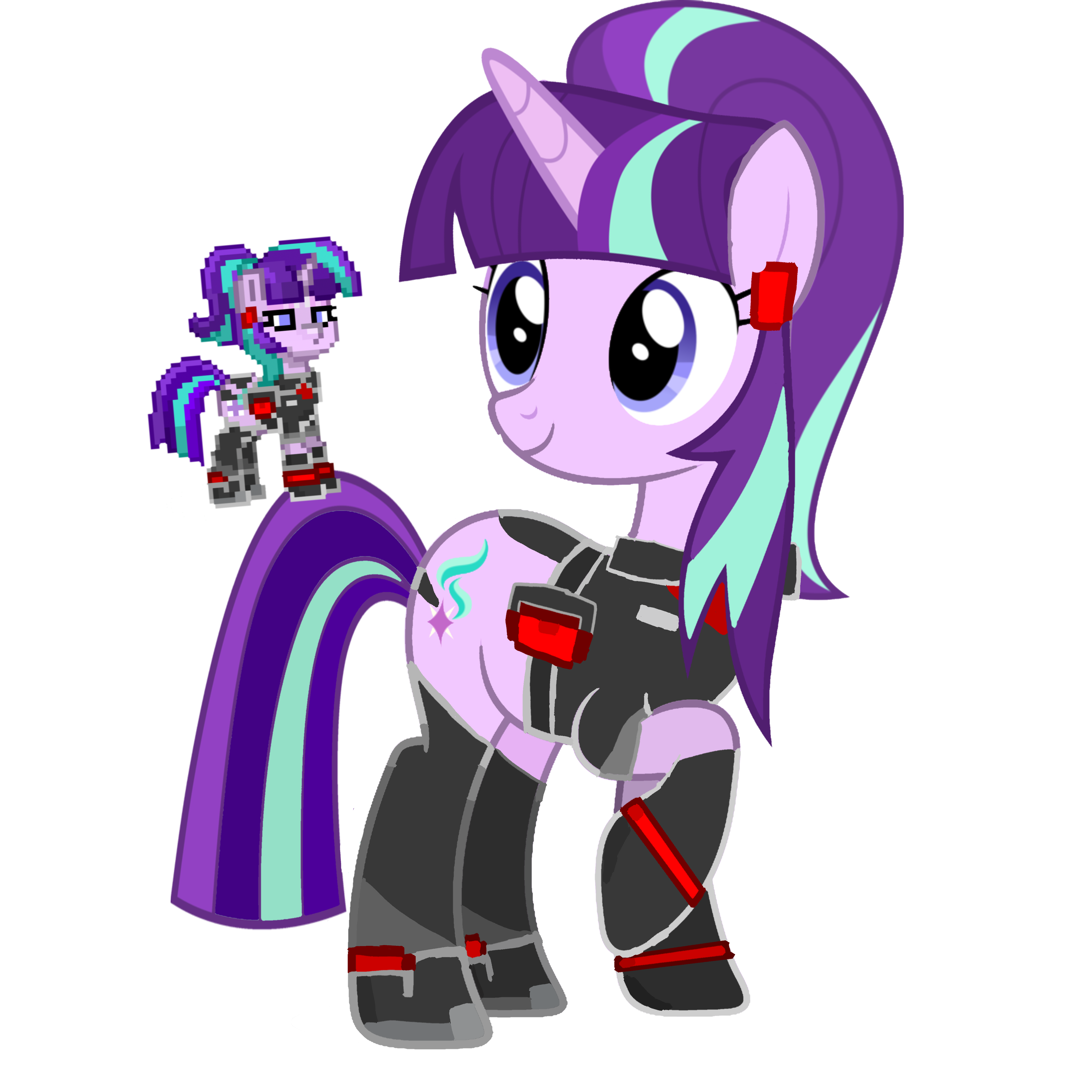 #3552489 - safe, artist:brain power, starlight glimmer, pony, unicorn ...