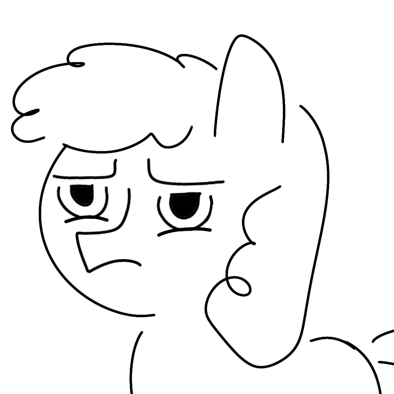 #3553351 - safe, oc, oc only, earth pony, pony, sigh, solo, tired ...