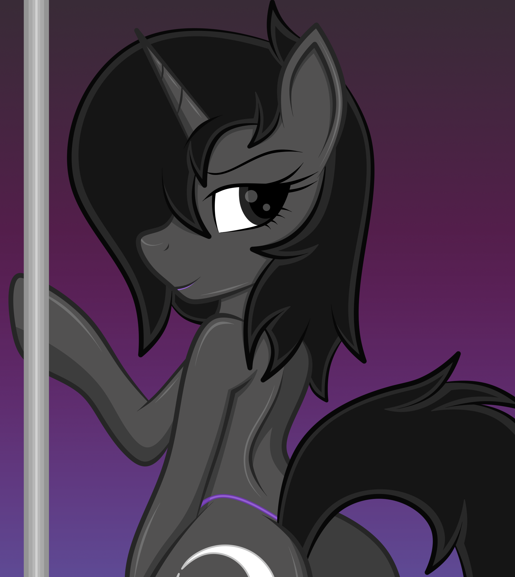 #3553471 - suggestive, ai assisted, ai content, artist:rugalack moonstar, oc, oc only, oc ...