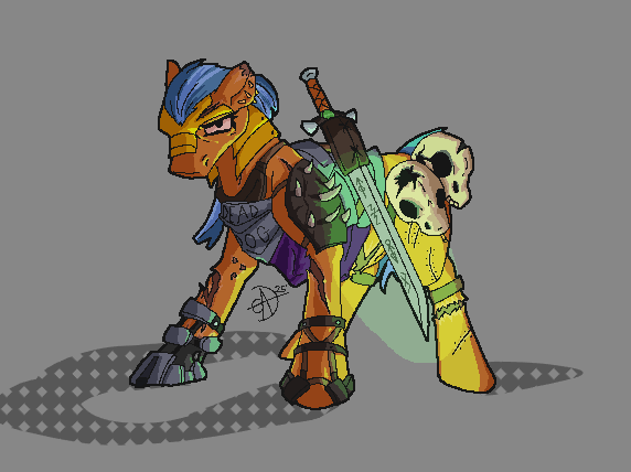 #3553997 - semi-grimdark, oc, oc only, oc:longsword (kangatooth), earth ...