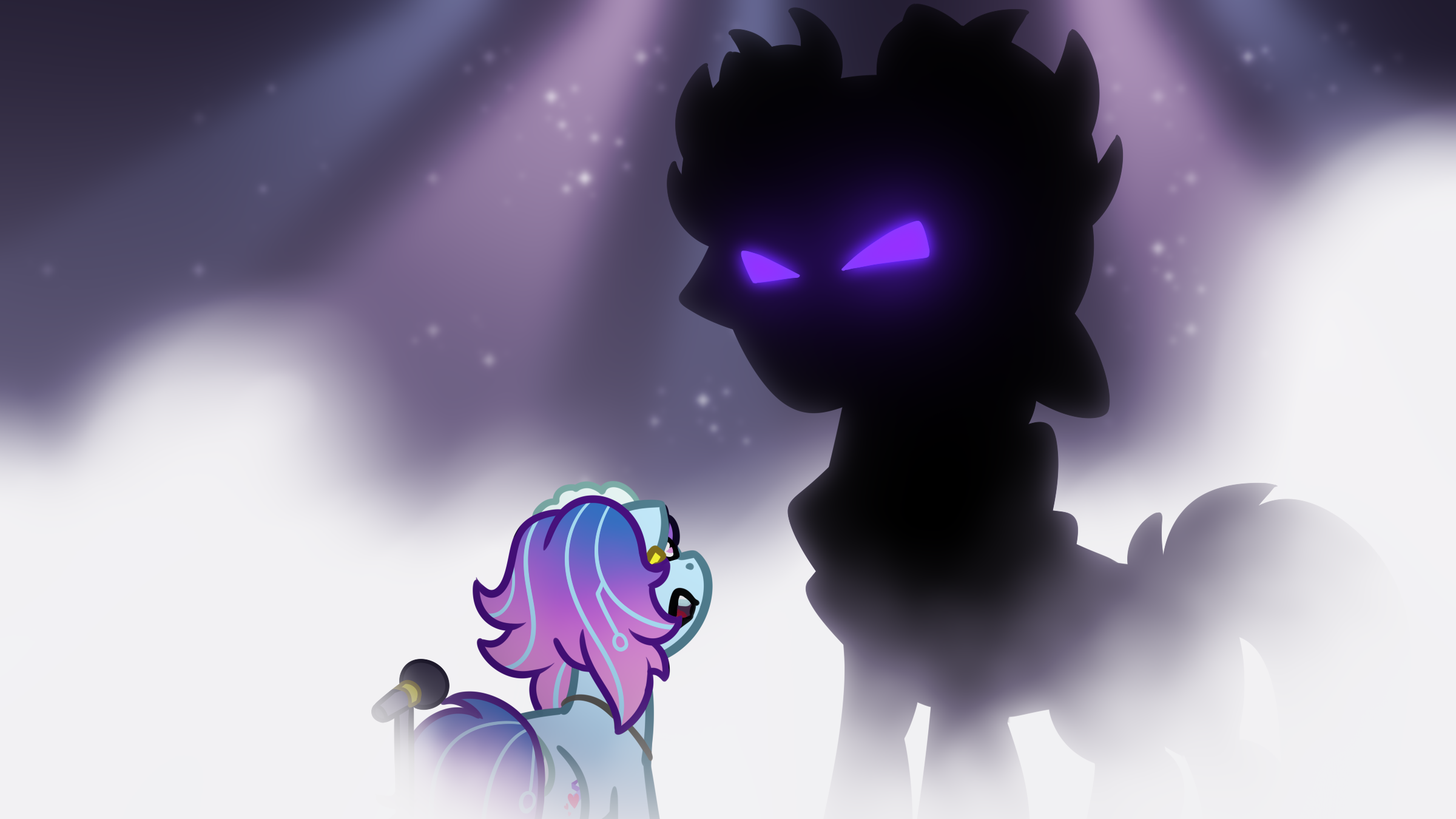 #3554979 - safe, artist:shad0w-galaxy, odessa evensong, zinnea, cyborg ...