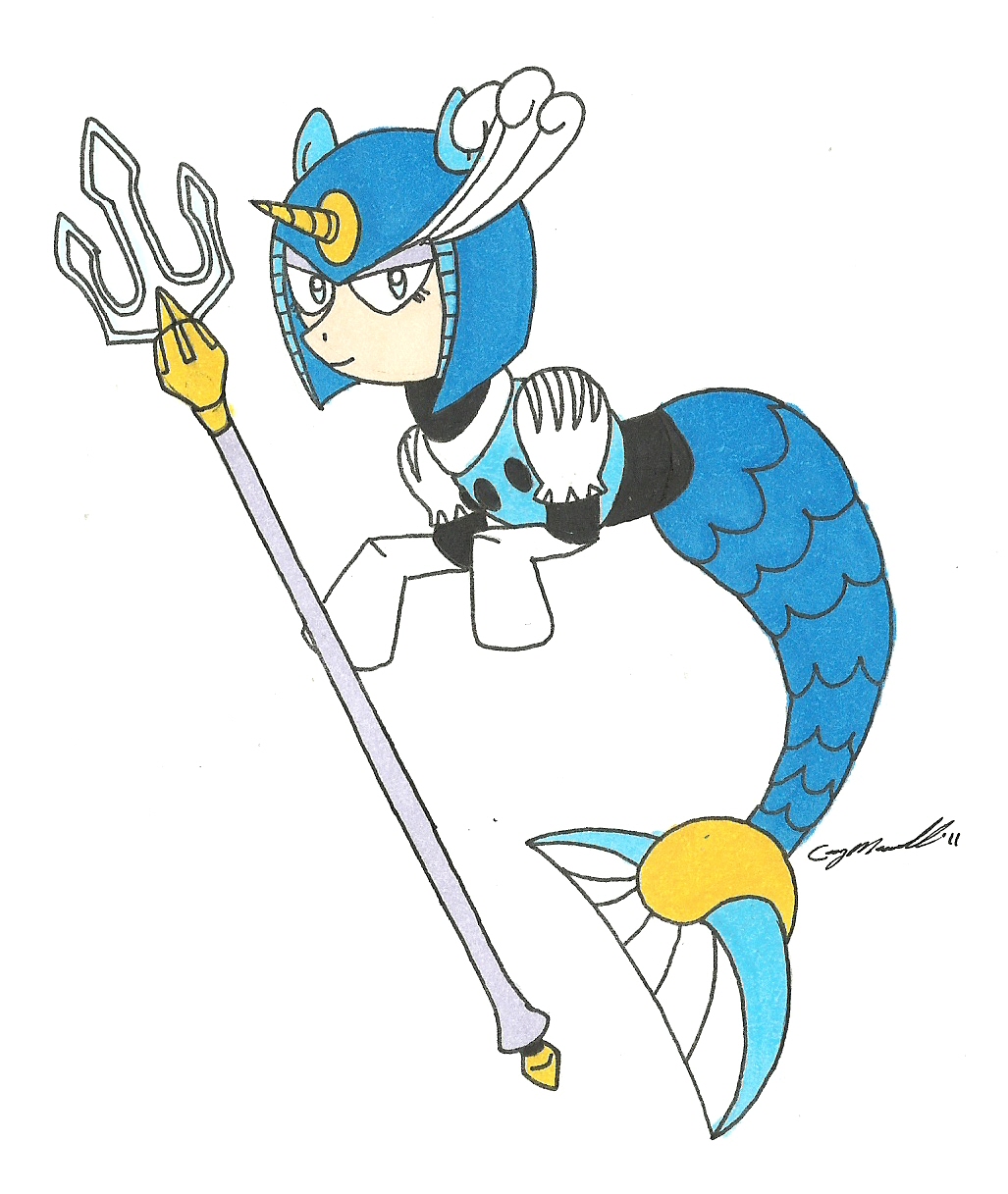 #3555256 - safe, artist:cqmorrell, merpony, pony, unicorn, female, horn ...