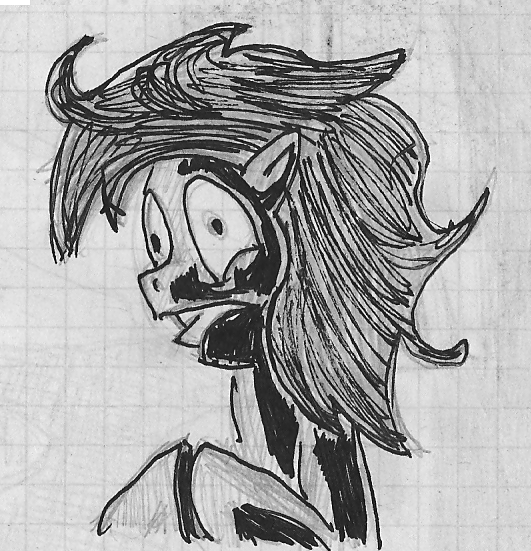 #3556180 - safe, artist:alexandrvirus, oc, oc only, pony, black and ...