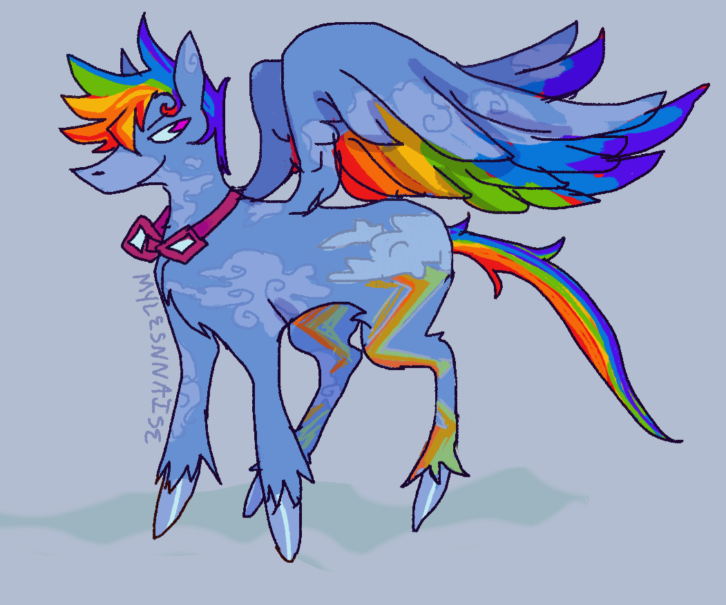 #3556757 - safe, artist:mylesnnaise, rainbow dash, pegasus, pony, g4 ...