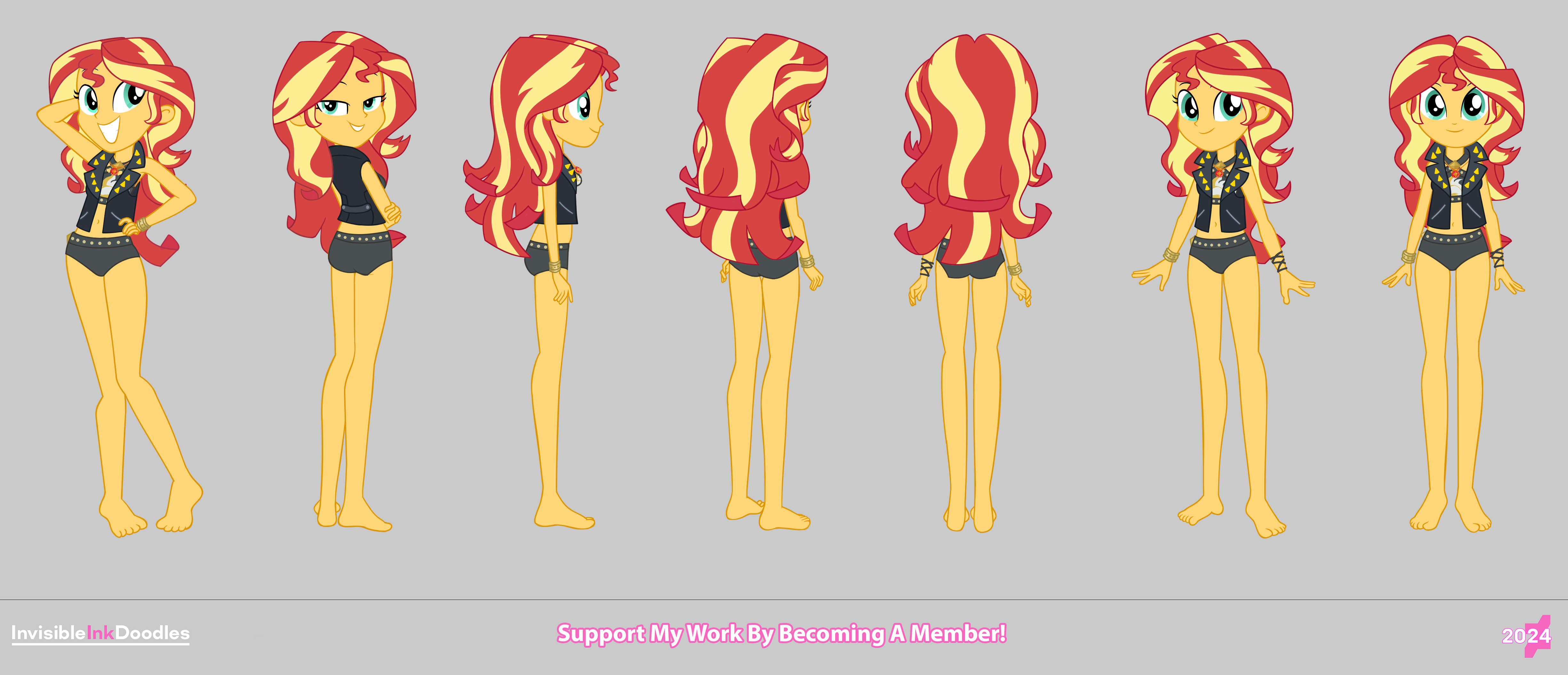 #3556832 - safe, alternate version, artist:invisibleink, sunset shimmer ...