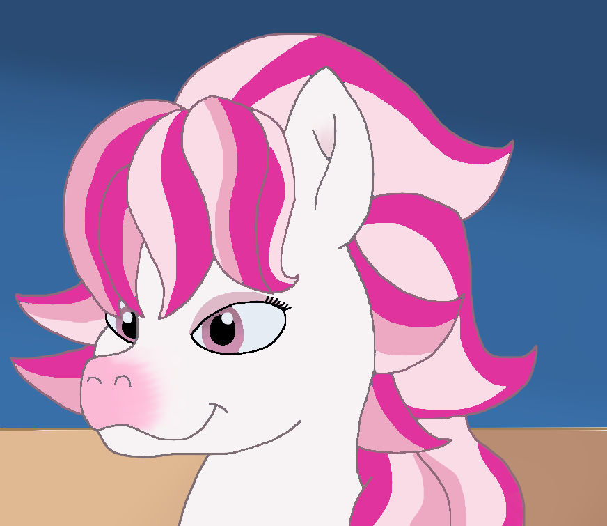 #3557158 - safe, artist:cmara, horse, bust, candi (wild manes ...