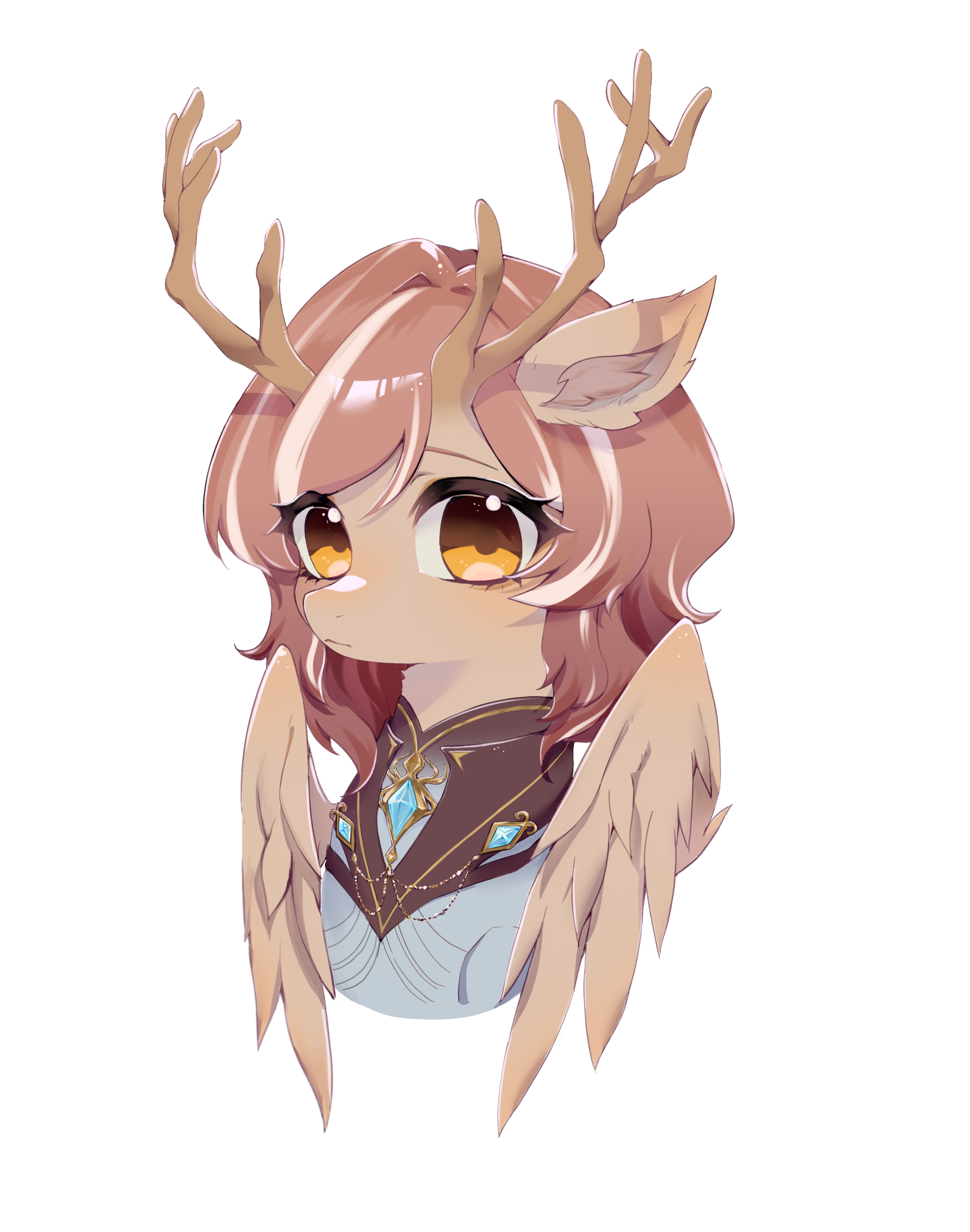 #3540969 - safe, oc, oc:falcon.e, oc:suen yi, deer, deer pony, original ...