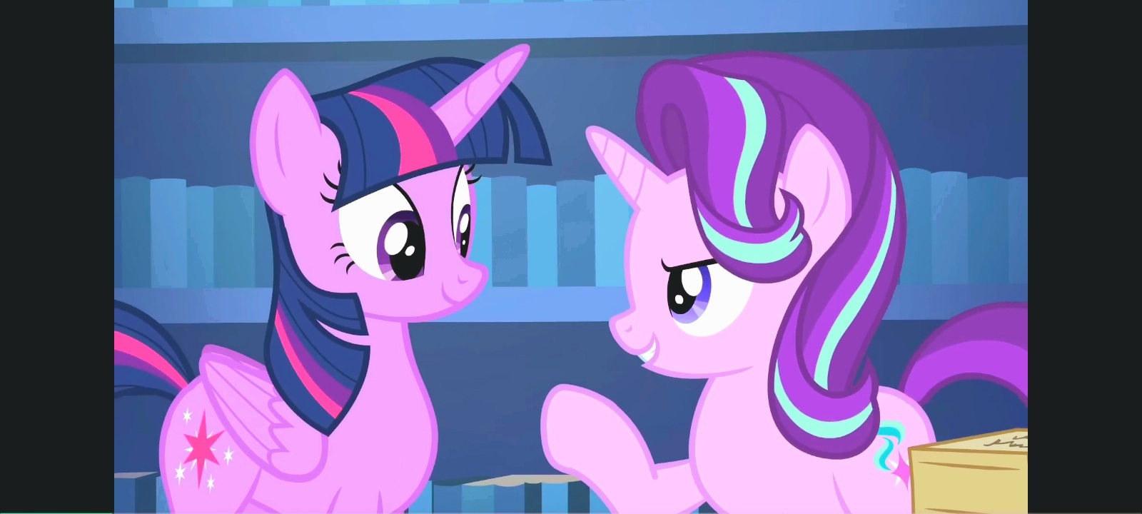 #3542820 - safe, screencap, starlight glimmer, twilight sparkle, alicorn, unicorn, g4, female ...