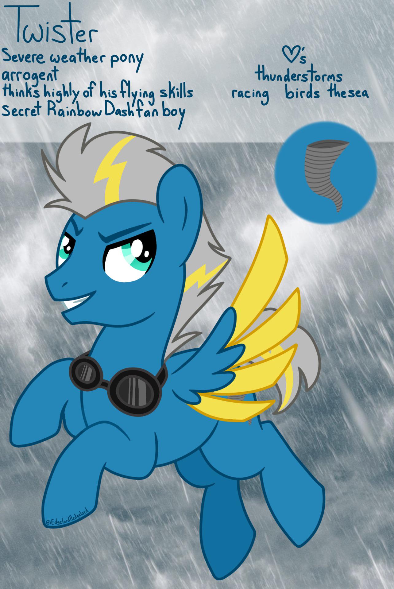 #3557691 - safe, artist:edgelordhedgelord, oc, oc only, oc:twister ...