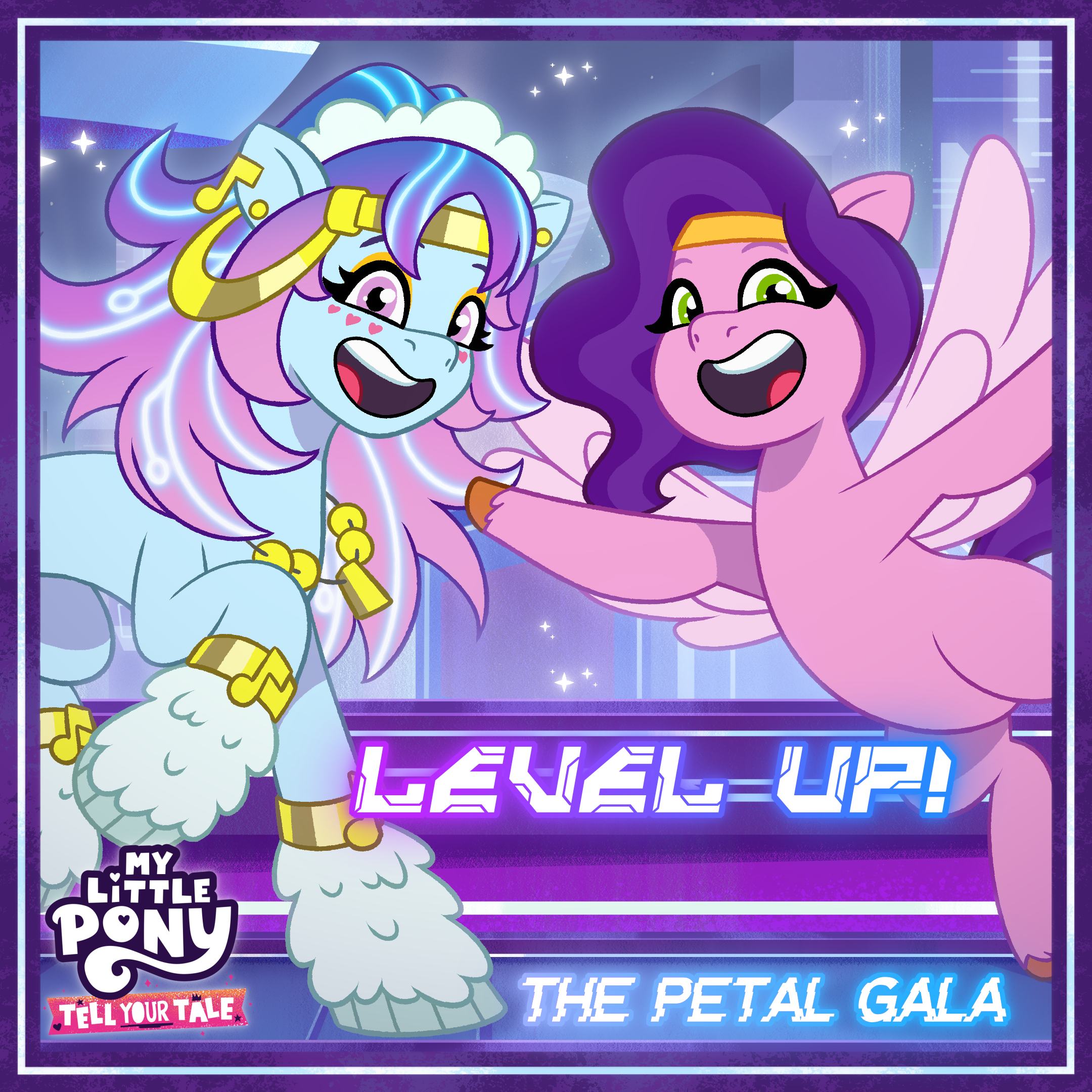 #3557781 - safe, artist:shad0w-galaxy, odessa evensong, pipp petals, cyborg, cyborg pony, earth ...