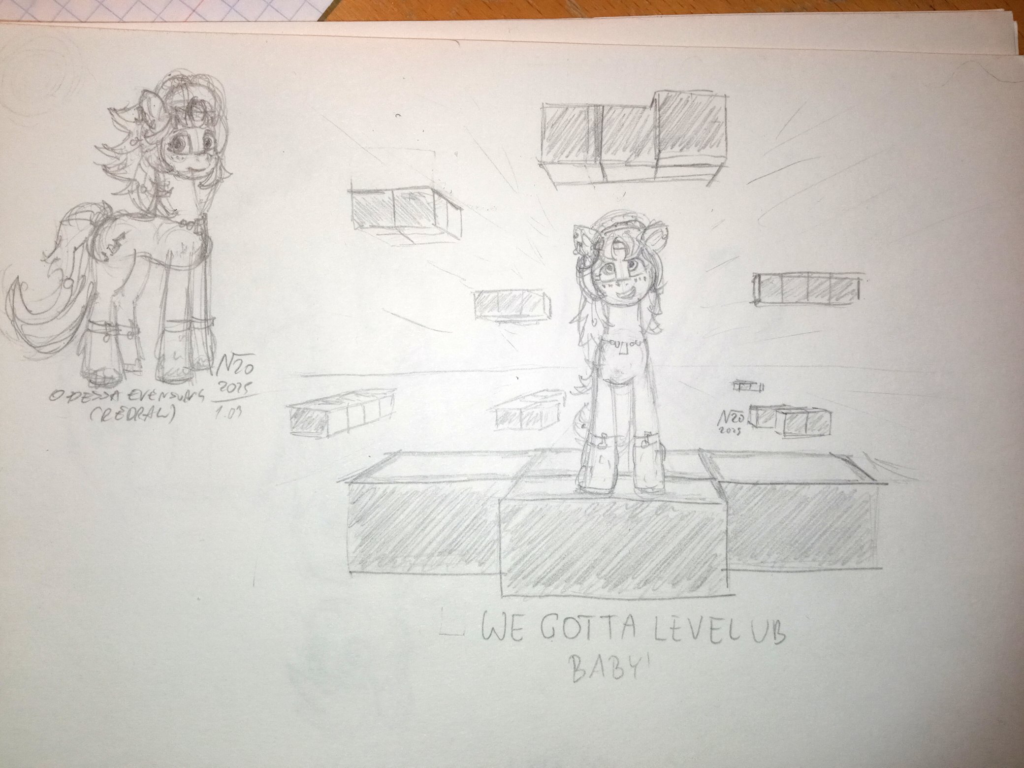 #3558119 - safe, artist:adamv20, odessa evensong, cyborg, cyborg pony ...