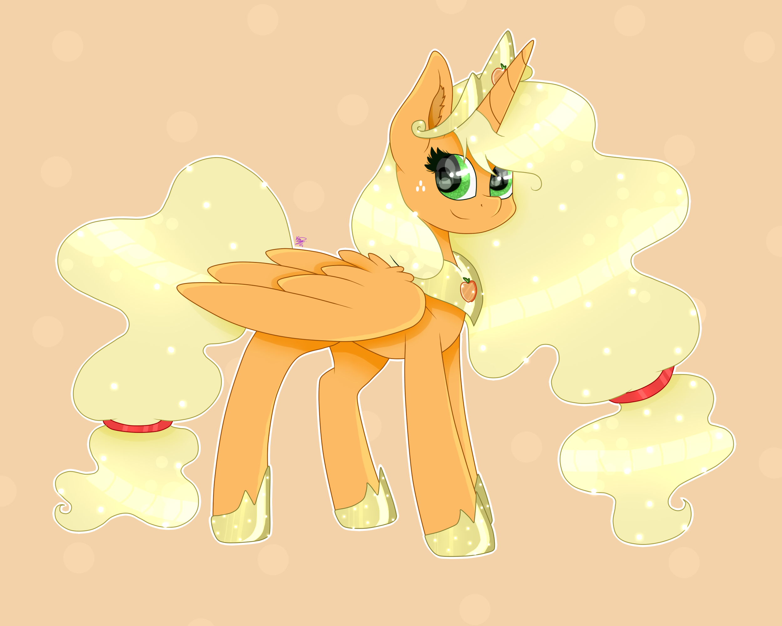 #3563246 - safe, artist:kathepart, applejack, alicorn, pony, g4 ...