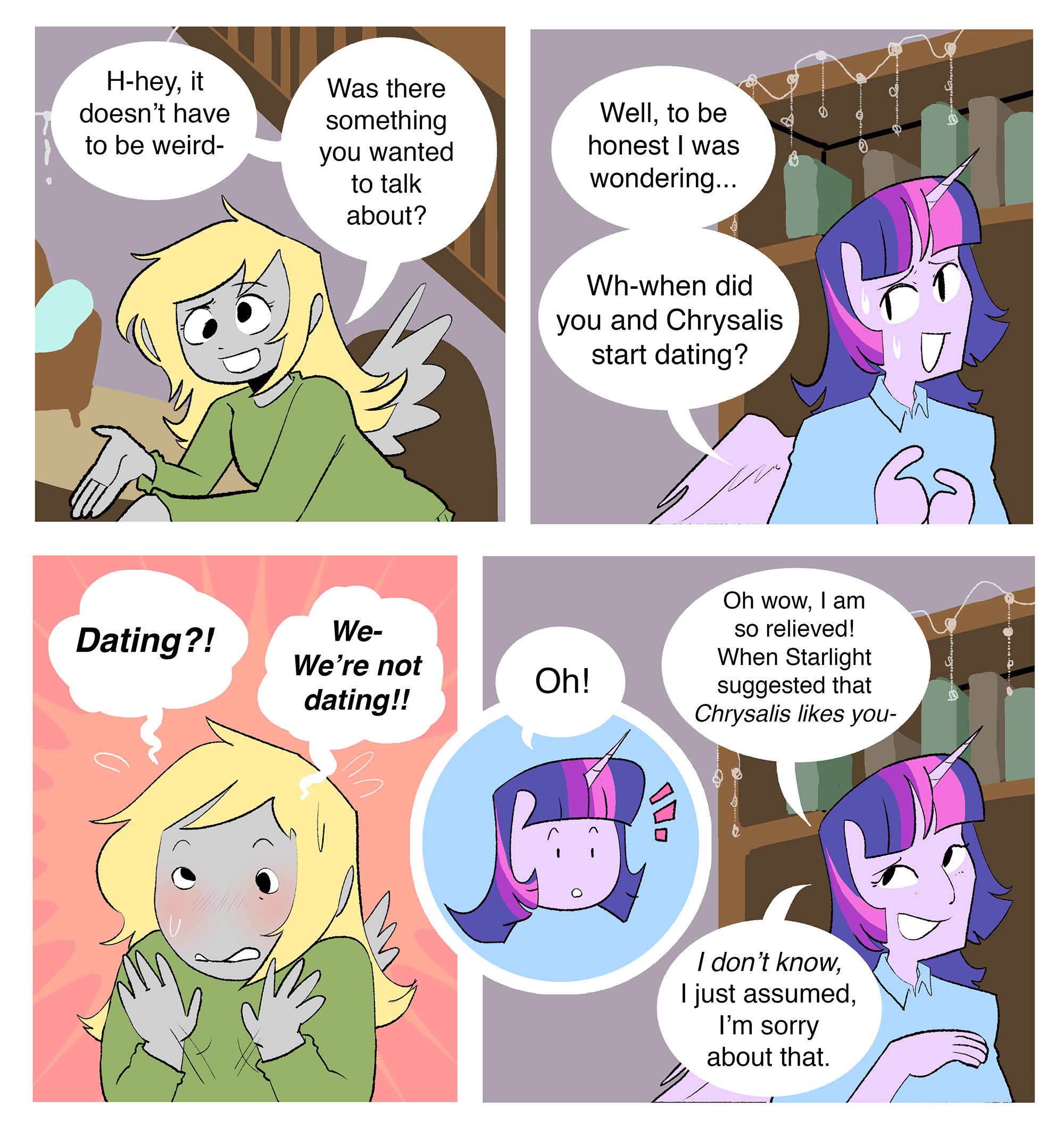 #3564137 - safe, artist:stevetwisp, derpy hooves, twilight sparkle ...