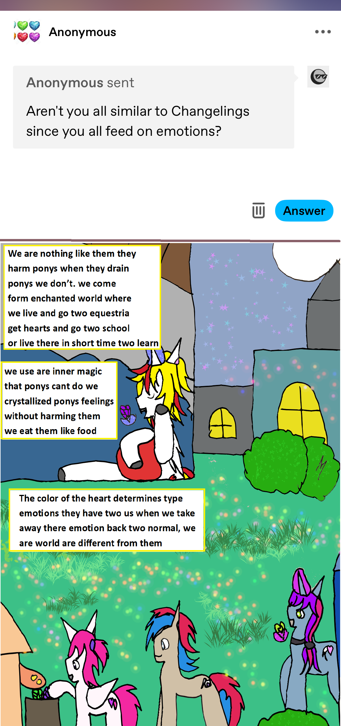 #3565113 - safe, artist:ask-luciavampire, oc, oc only, oc:velvet nightfang, unnamed oc, earth ...