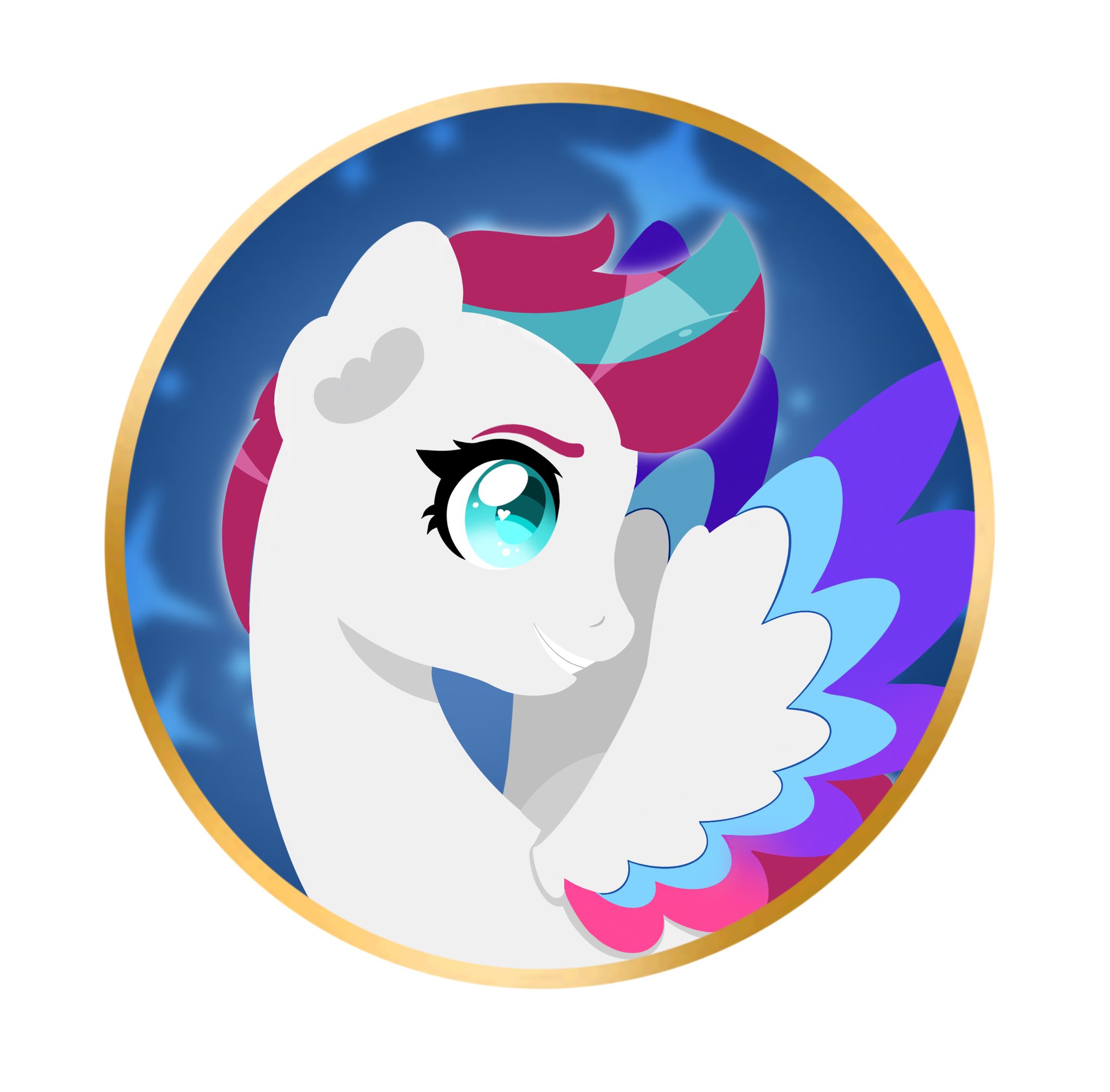 #3566165 - safe, artist:geekys_pins, zipp storm, pegasus, pony, g5, circle background, female ...