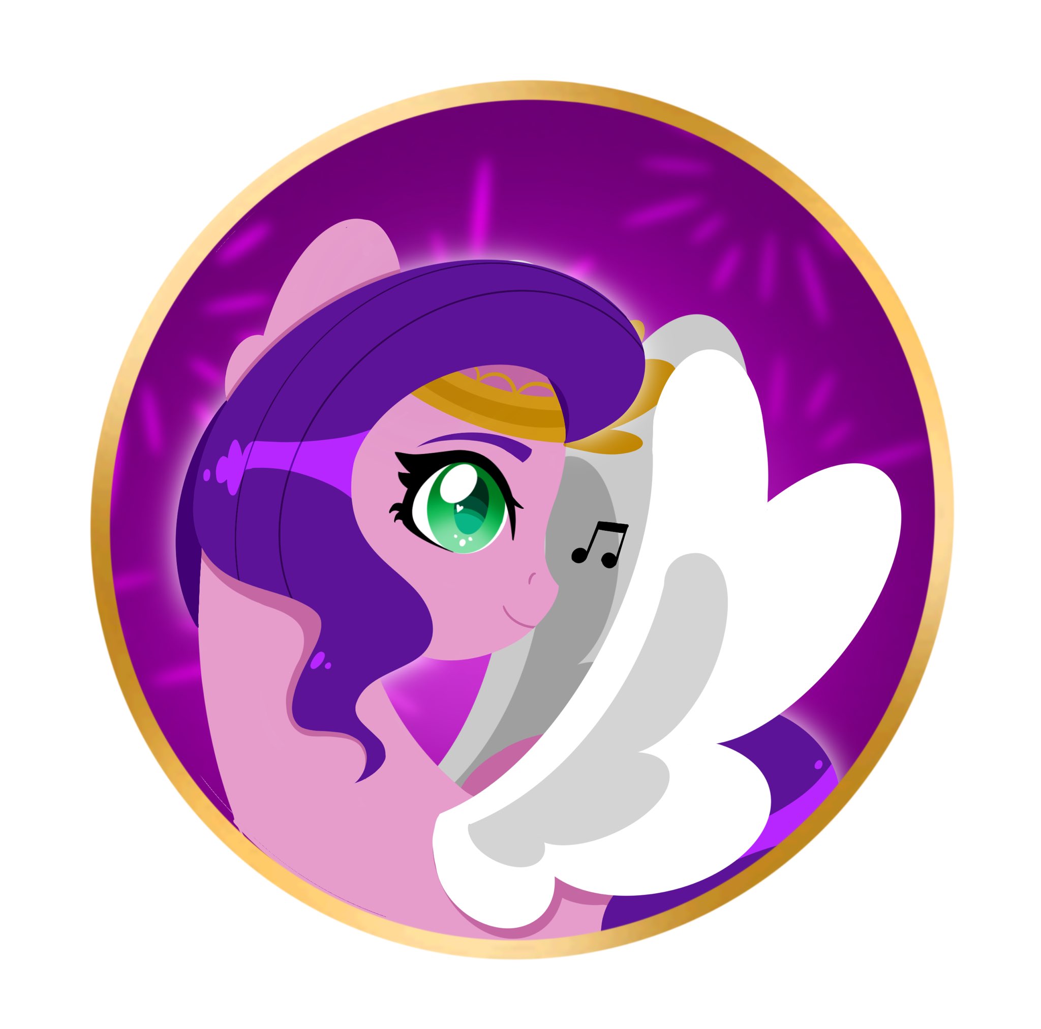 #3566167 - safe, artist:geekys_pins, pipp petals, pegasus, pony, g5, circle background, female ...